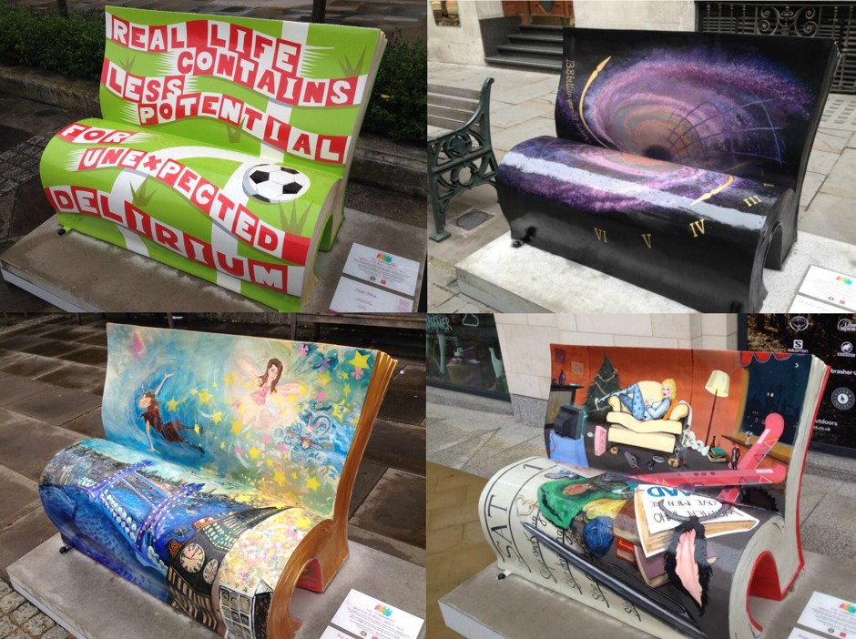 London's Book Benches Highlight the Capital's Great Literary Works ...