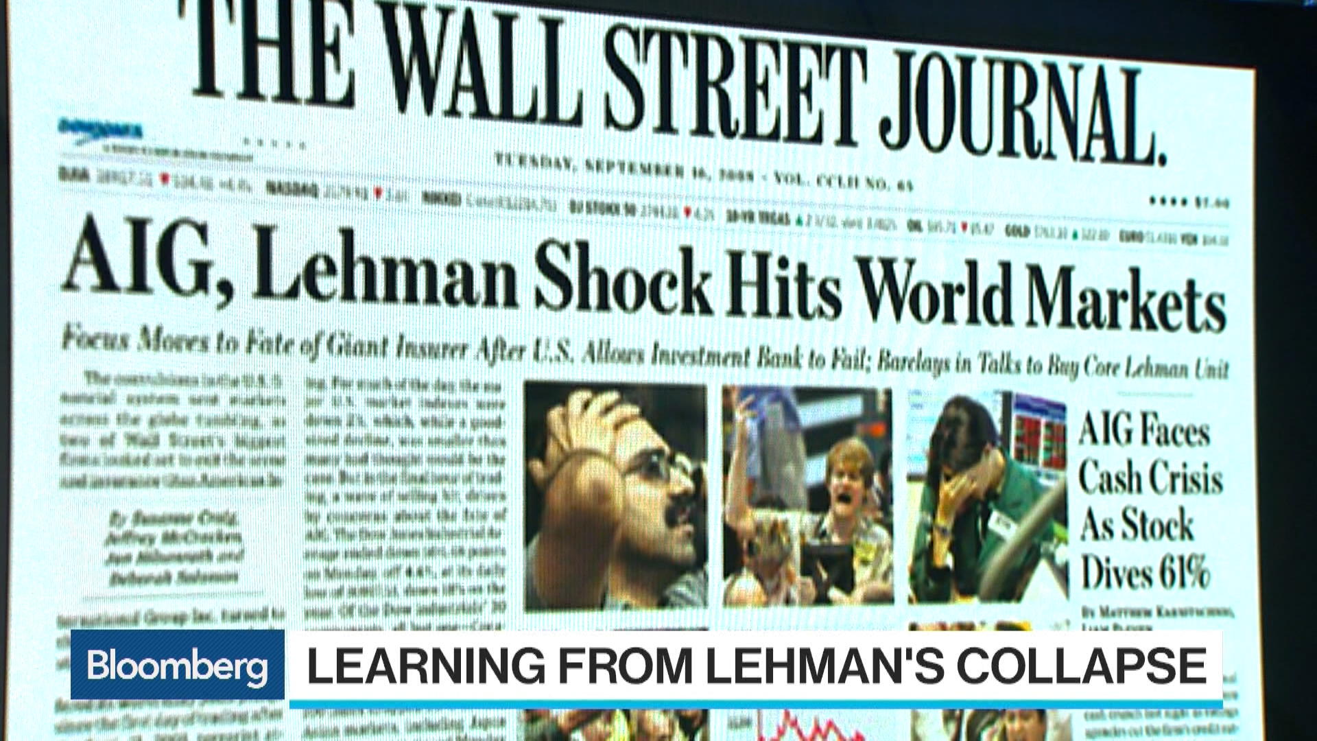 Watch Michele: Lehman Collapse Made Fed More Market Sensitive - Bloomberg