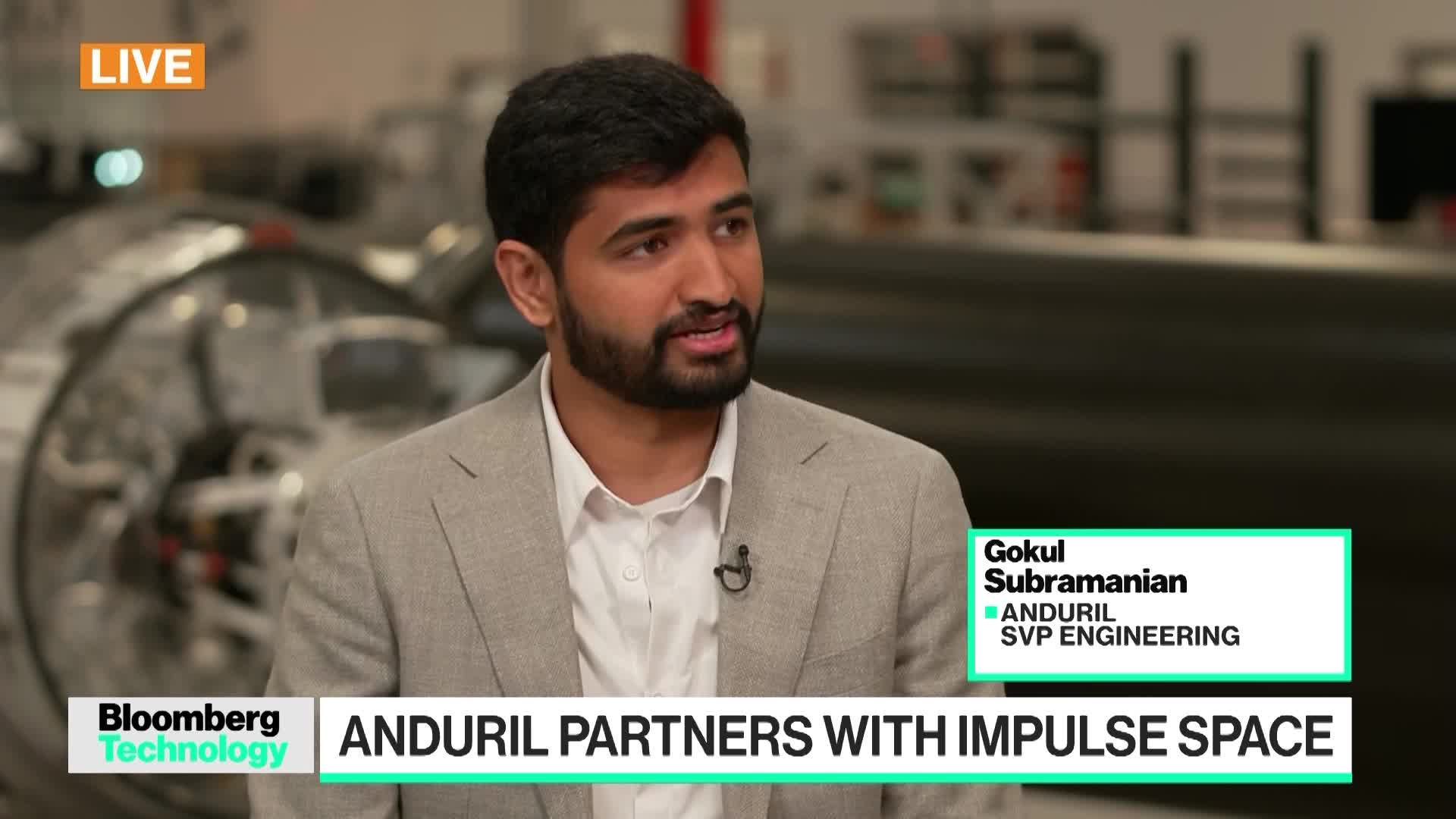 Watch Anduril's Subramanian: Protecting Space Is Critical - Bloomberg