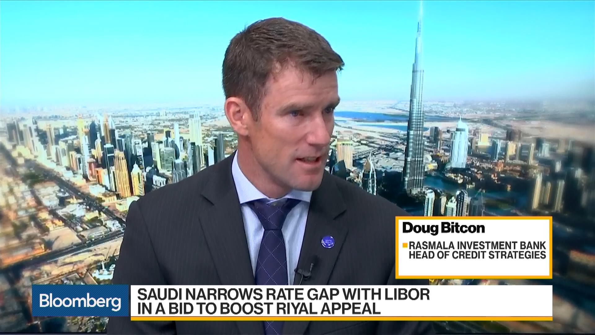 Watch Saudi Narrows Rate Gap With Libor to Boost Riyal Appeal - Bloomberg