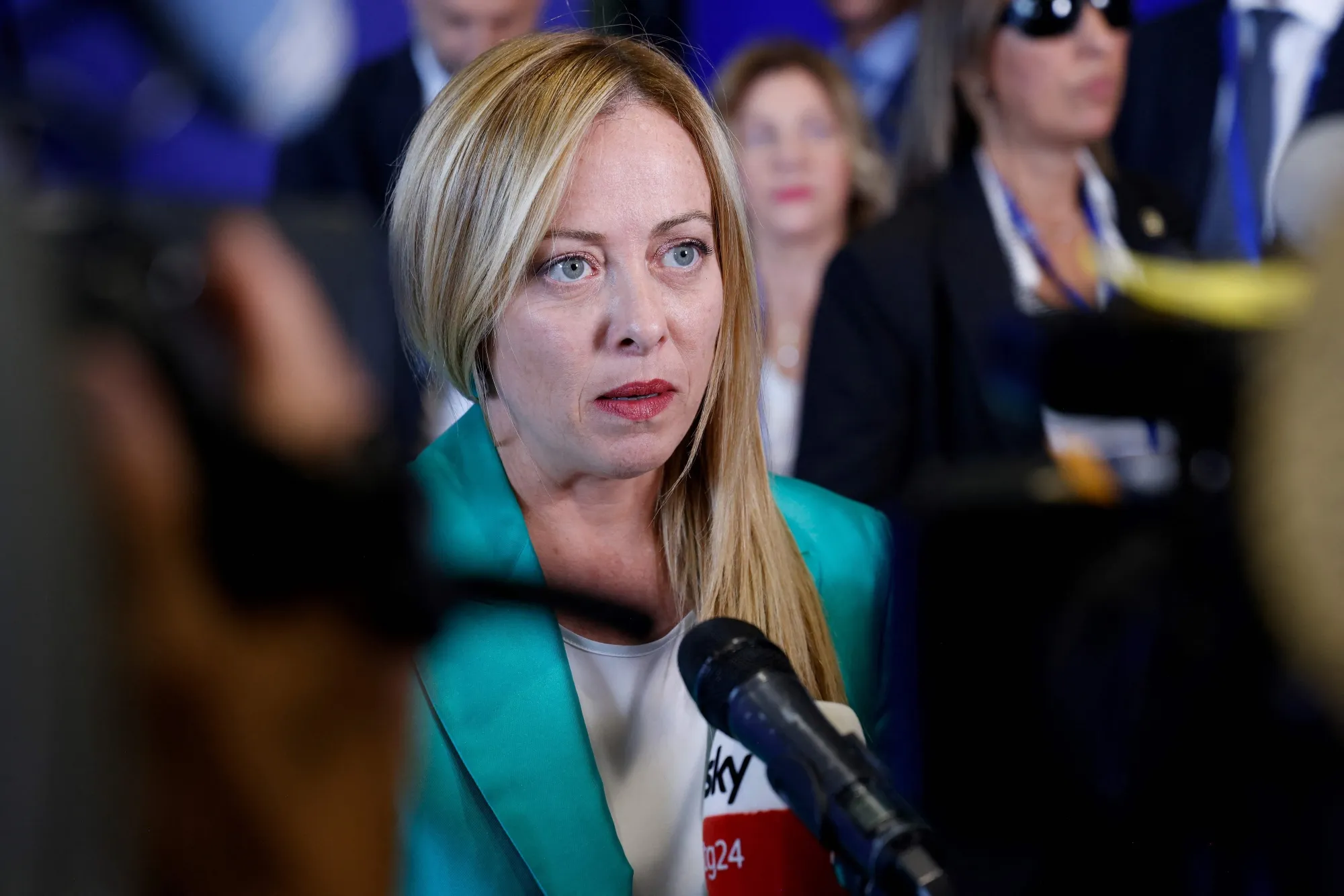 Italy PM Meloni Breaks Up With Partner Andrea Giambruno - Bloomberg