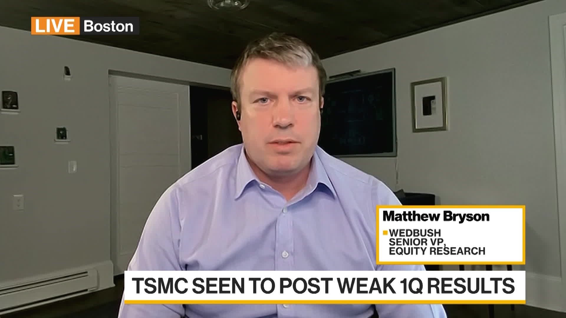 Watch Wedbush's Bryson on TSMC, Semiconductors - Bloomberg