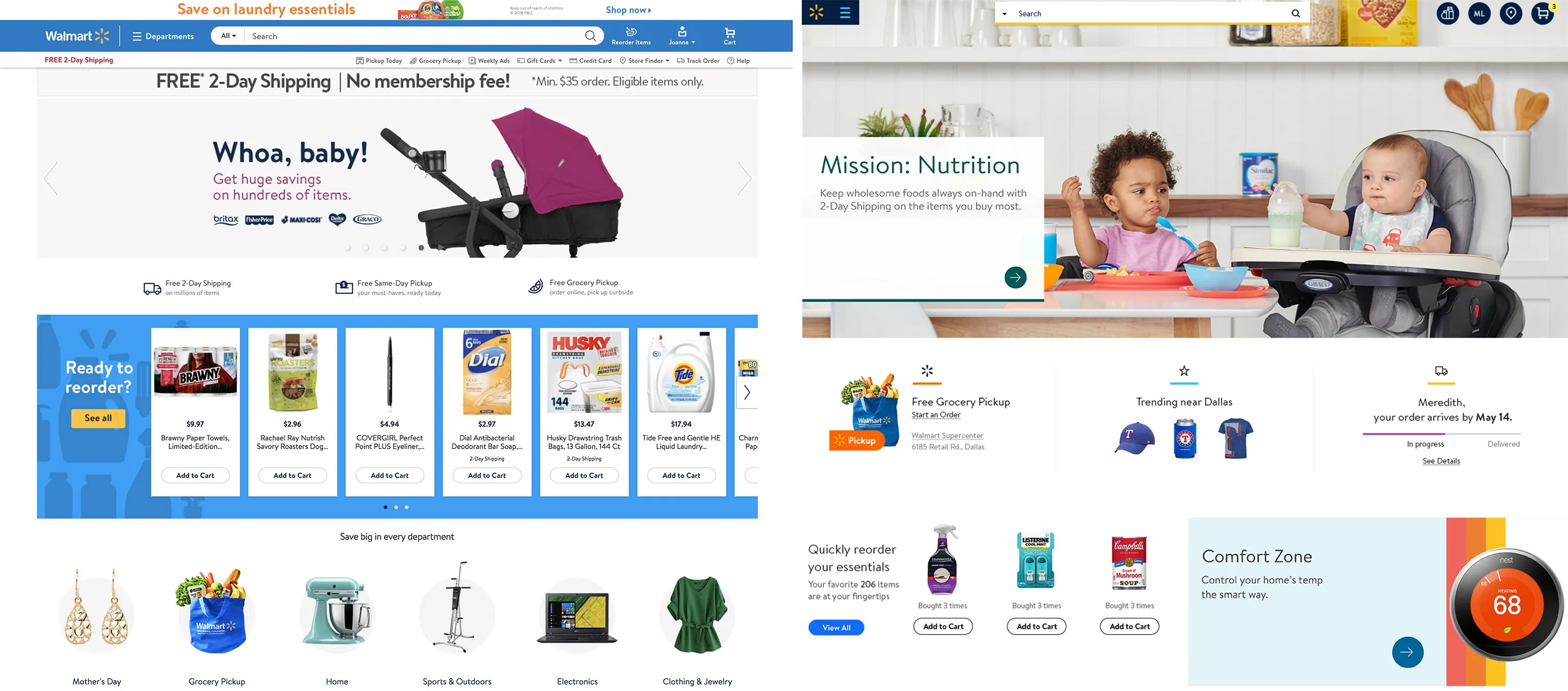 Walmart Spruces Up Website in Bid to Capture Traffic From Amazon ...