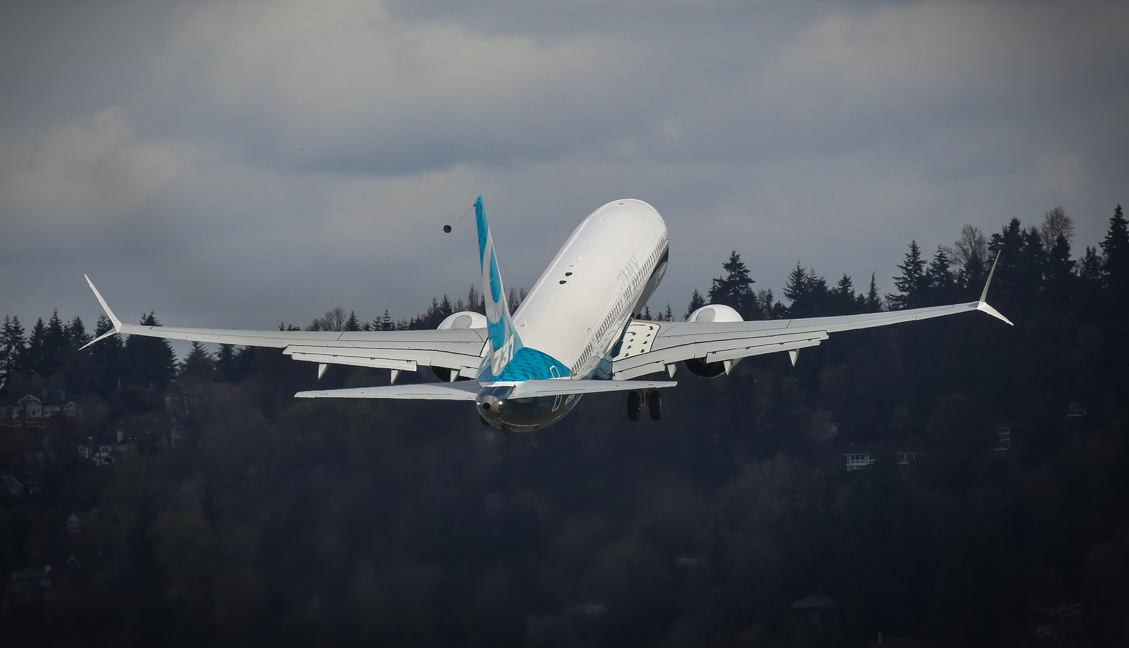 Boeing’s Largest 737 Max Takes Flight - Bloomberg
