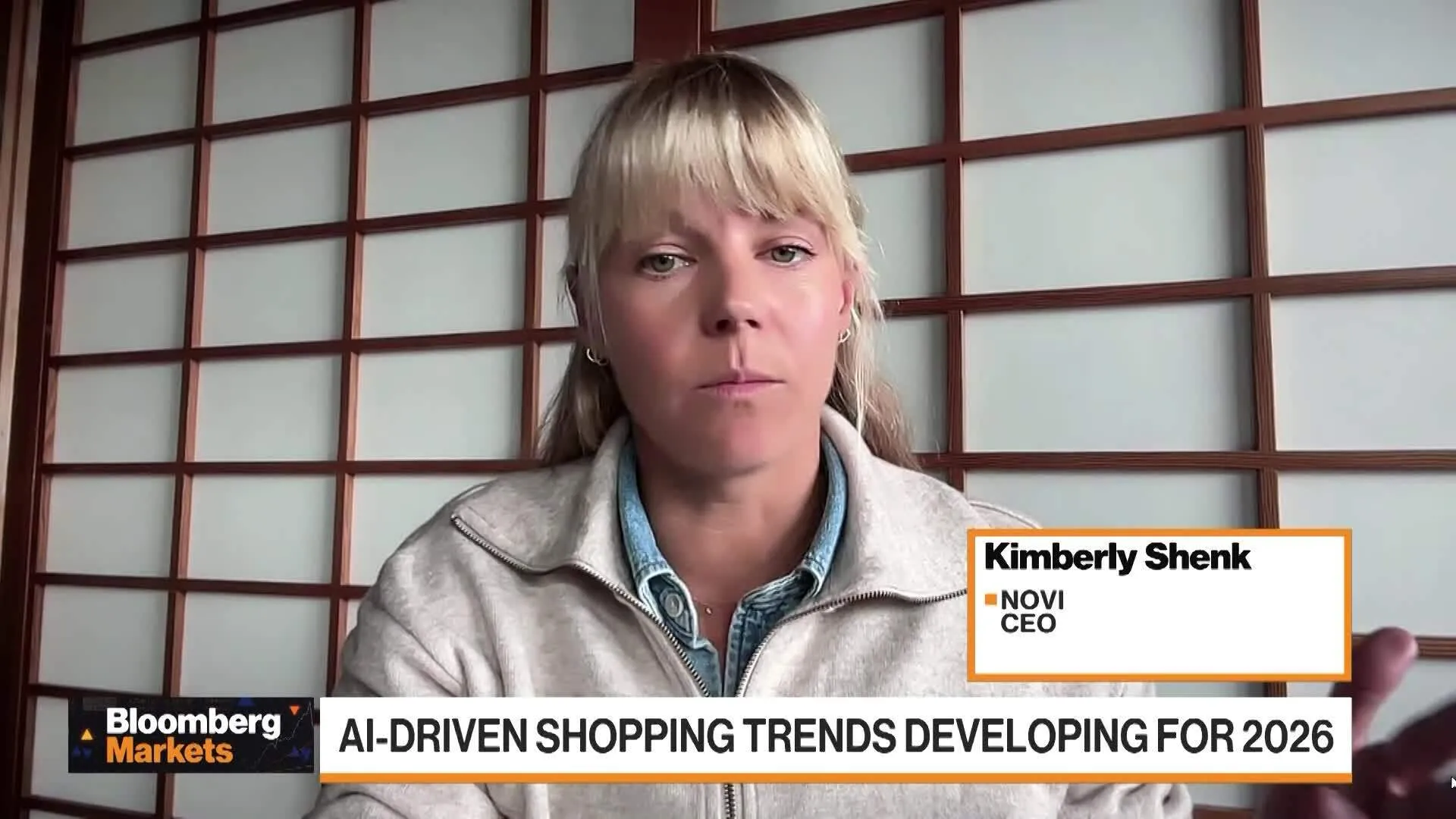 Watch Novi CEO on AI Driven Shopping Trends - Bloomberg