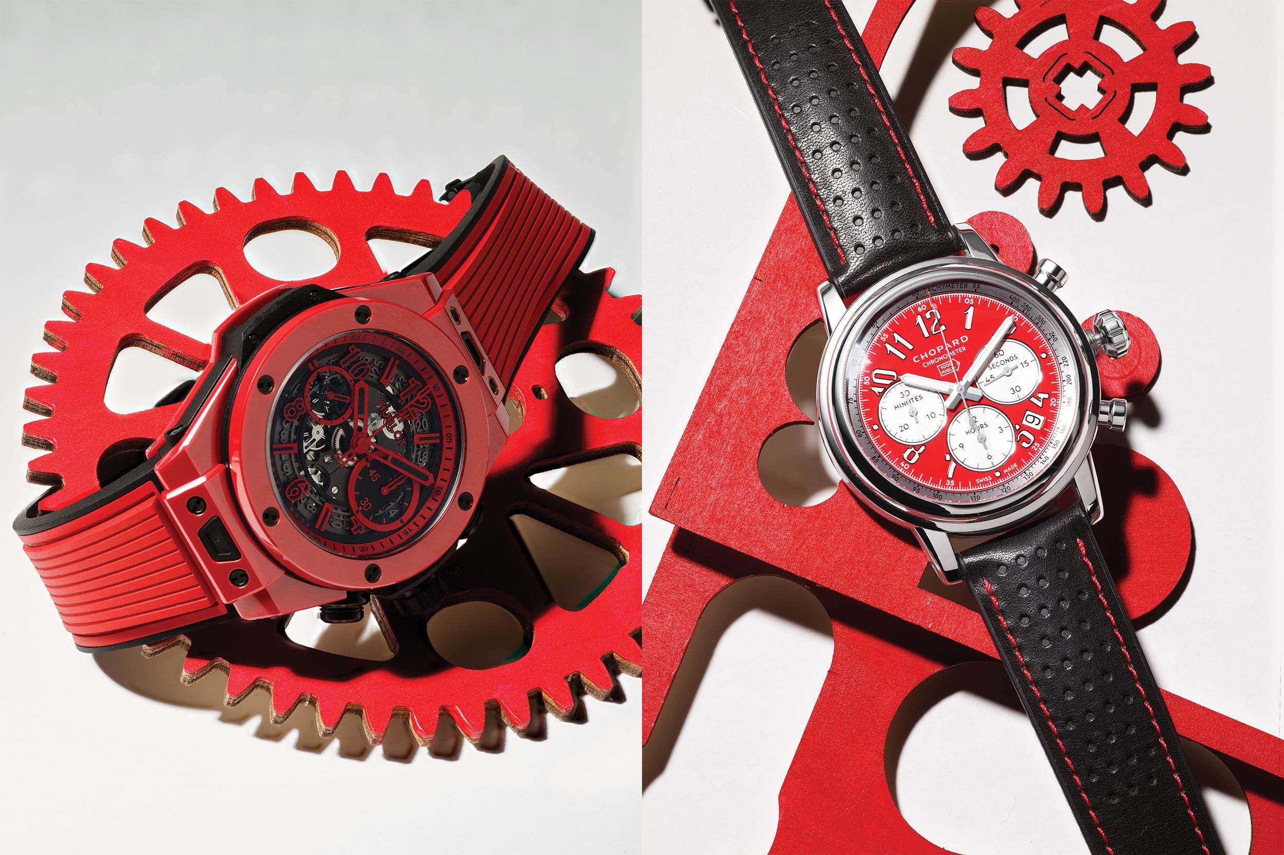 Red Watches Evoking Lamborghinis, Lipstick Light Fire on Wrists - Bloomberg