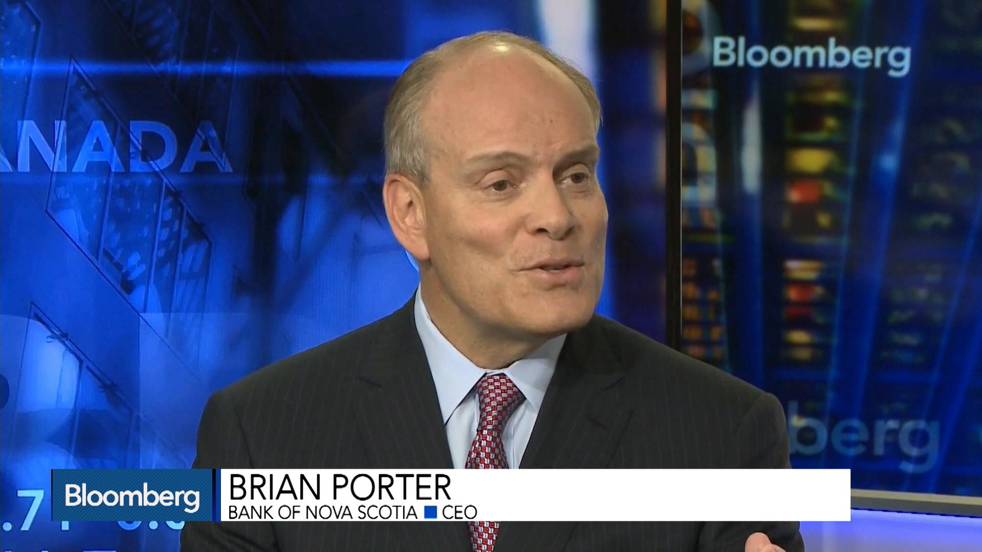 Watch Scotiabank CEO: 'Took Foot Off Gas' for Canada Mortgages - Bloomberg