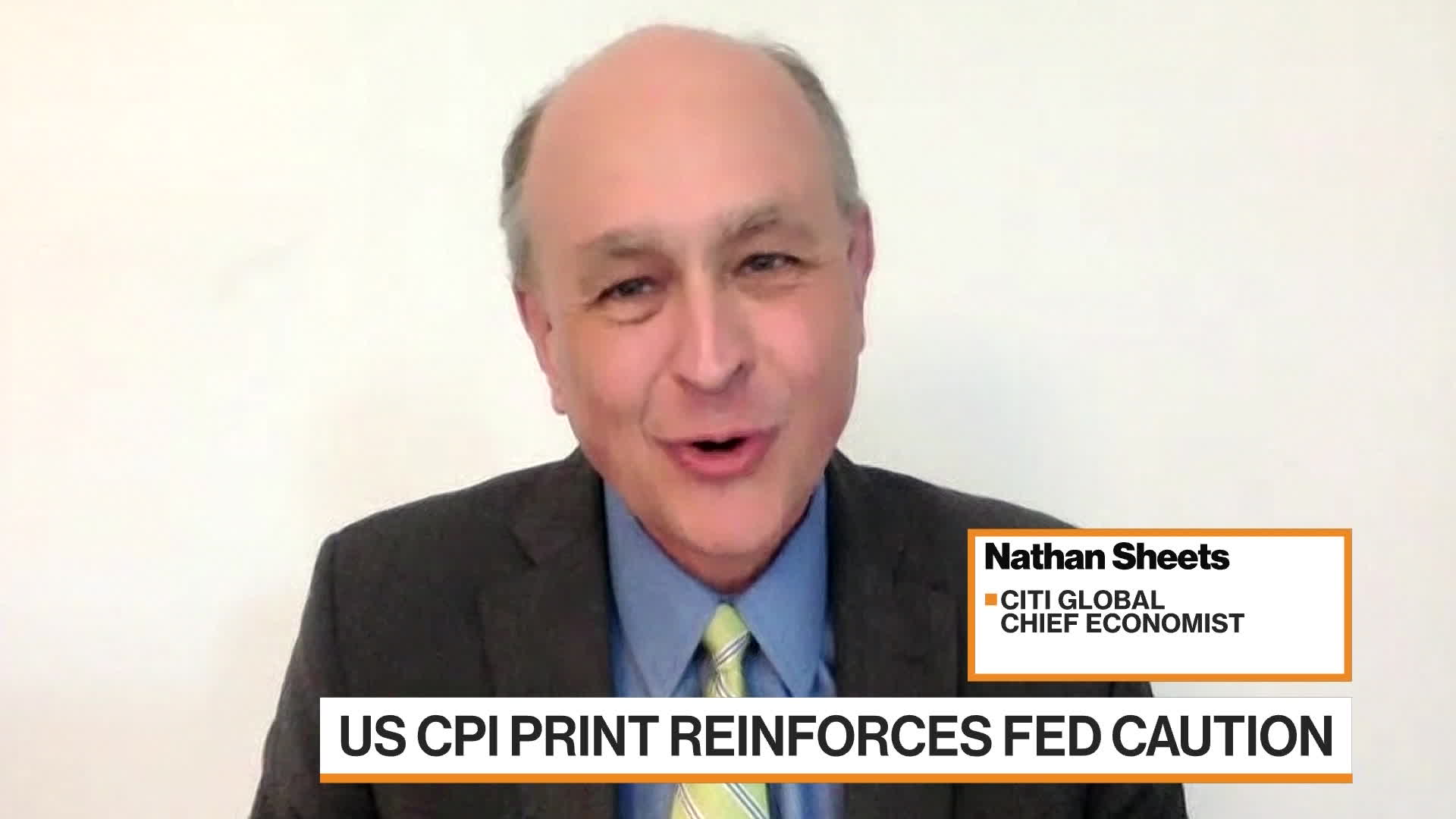 Watch Citigroup's Nathan Sheets on the CPI Report - Bloomberg