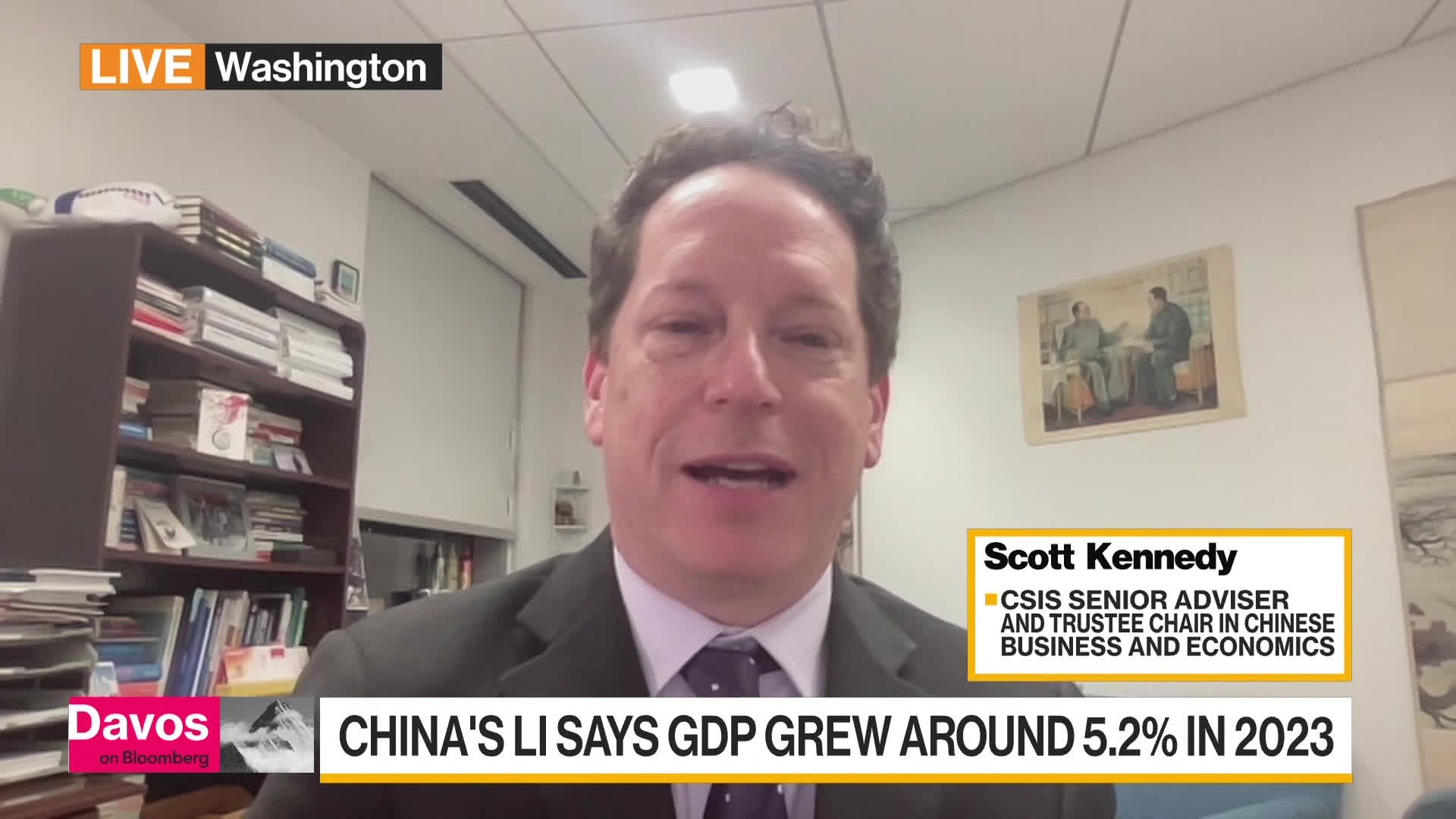 Watch CSIS' Kennedy on China's Growth Prospects - Bloomberg