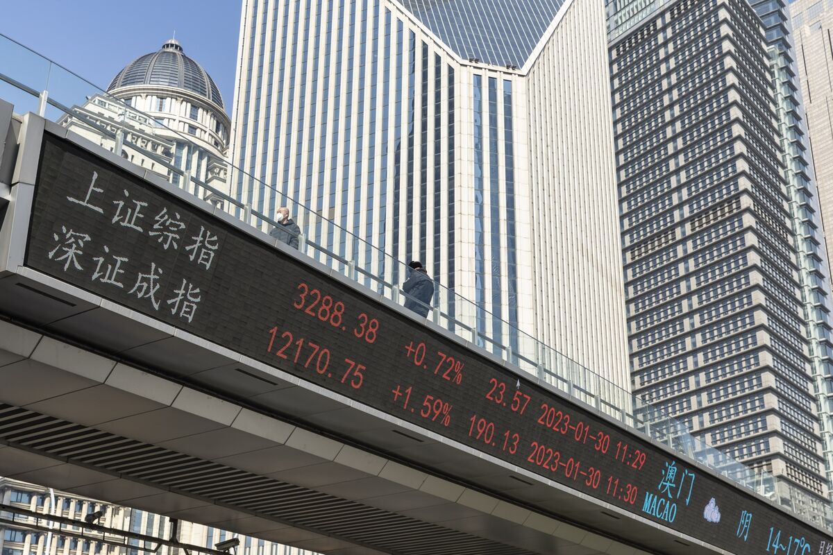 Foreigners Sell China Stocks in 2024 as Economic Woes Worsen - Bloomberg