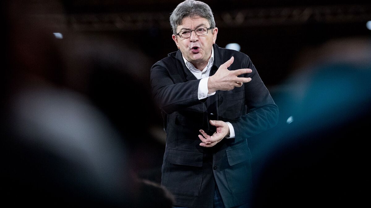 Melenchon Attacks Macron as Le Pen Fights to Win His Supporters - Bloomberg
