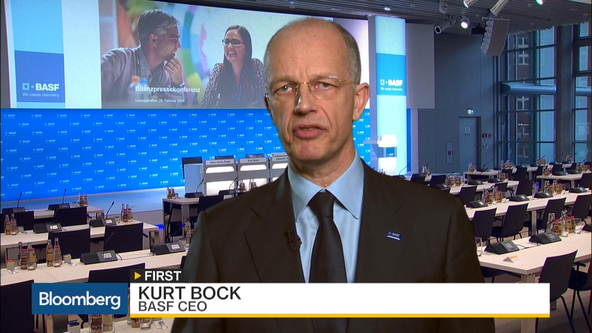 Watch BASF CEO Mulls the Impact of Lower Oil Prices - Bloomberg