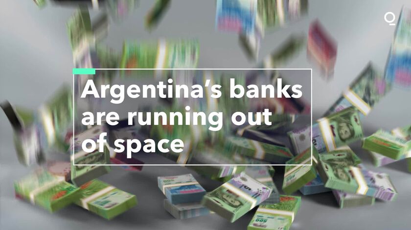 Argentina 2000 peso bills launch as inflation nears 100% stacks of cash ...