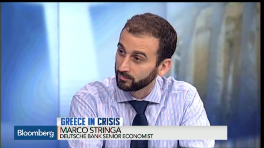 Watch Greece Debt Relief Has Always Been on the Table: Stringa - Bloomberg