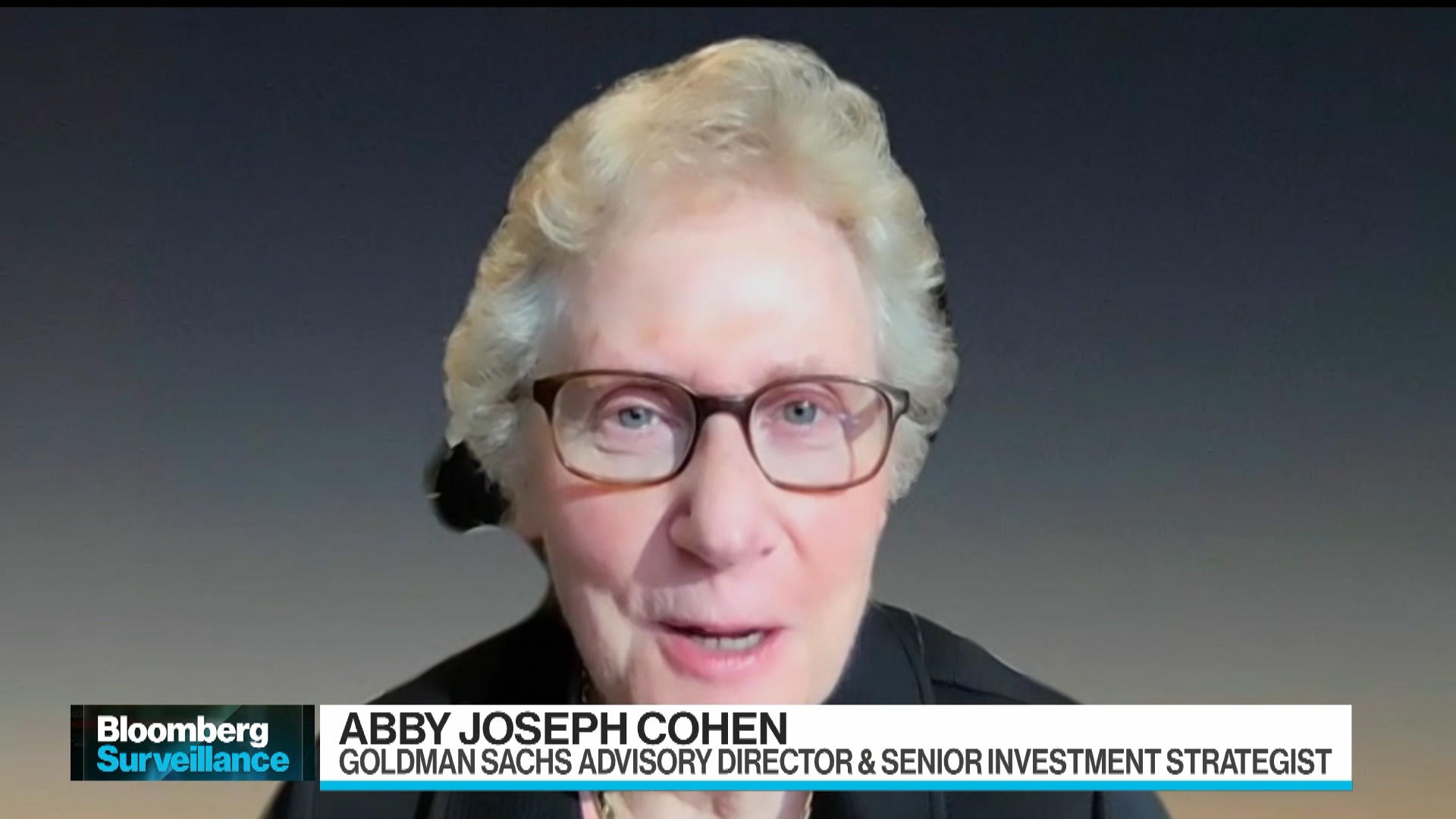 Watch Abby Joseph Cohen Sees Market as ‘Roughly at Fair Value’ - Bloomberg