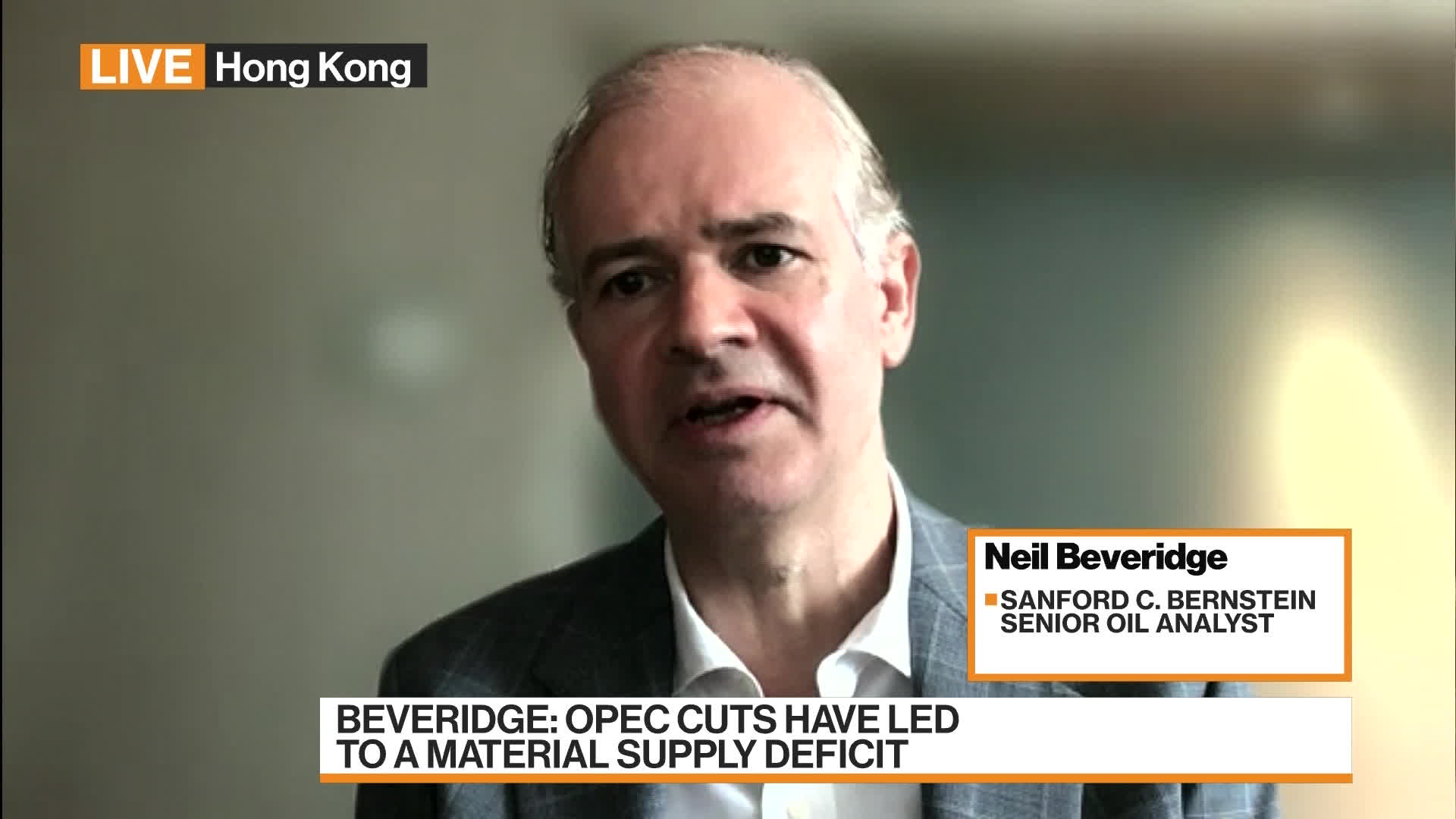 Sanford C. Bernstein Neil Beveridge on Oil Outlook | Flipboard