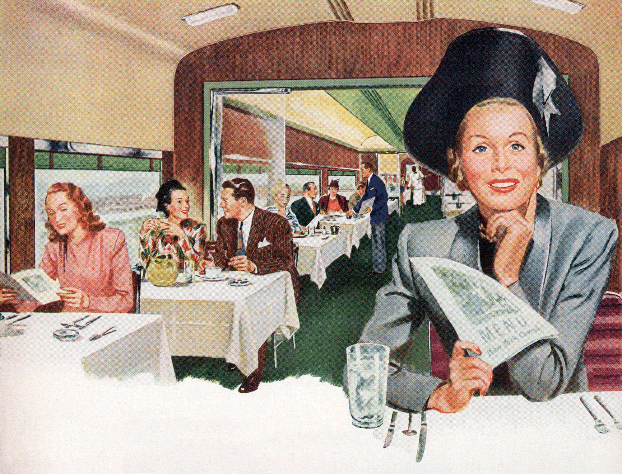 Amtrak’s Dining Cars Have a Long, Grand History - Bloomberg