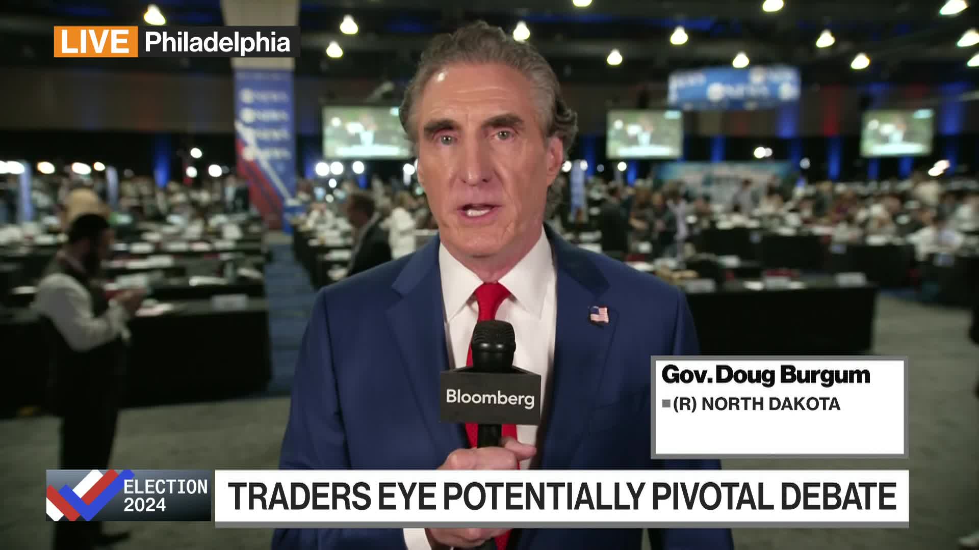 Watch Burgum Says Energy Is Winning Issue for Trump - Bloomberg