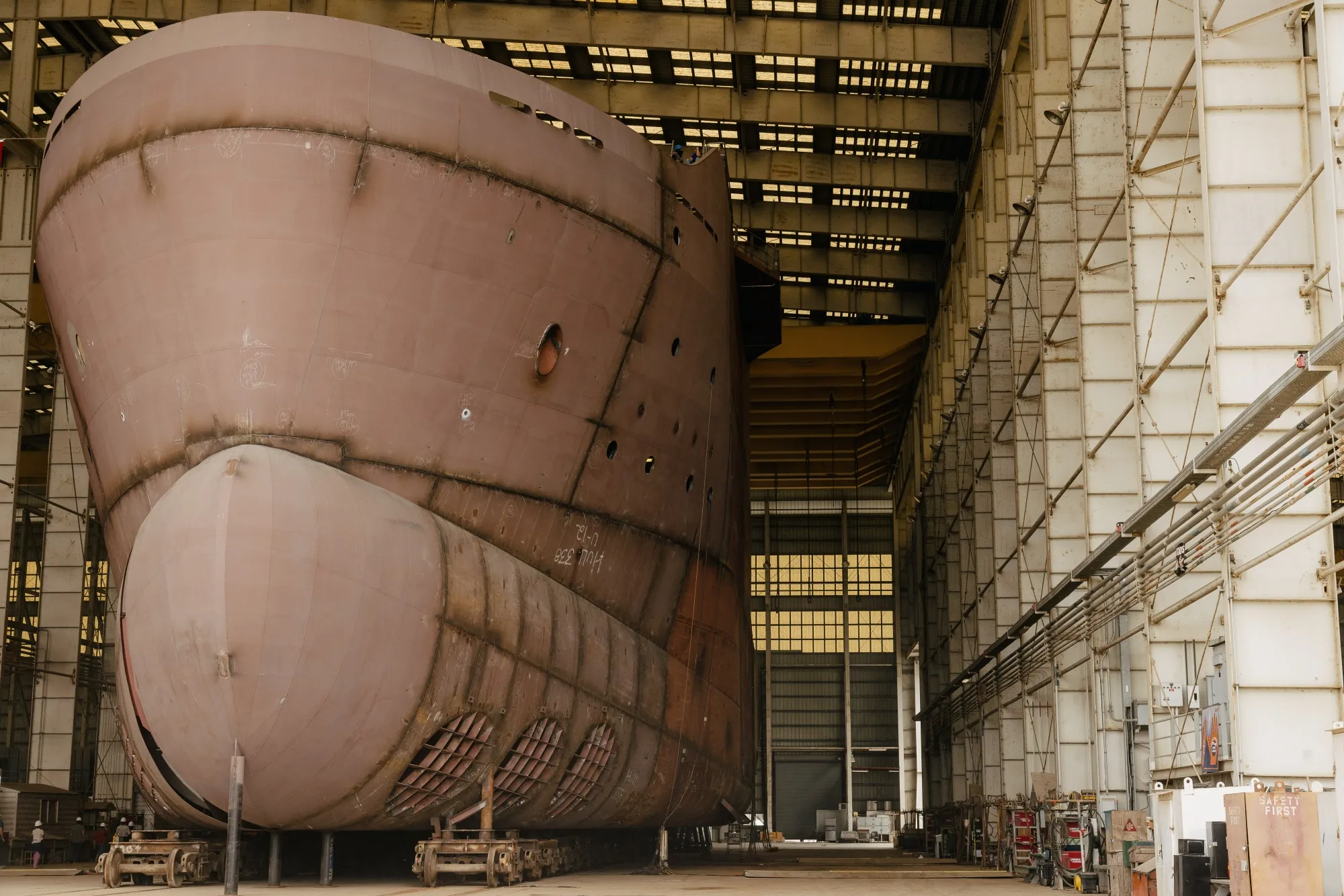 A Football Field-Sized Boat Will Service US Offshore Wind Farms - Bloomberg