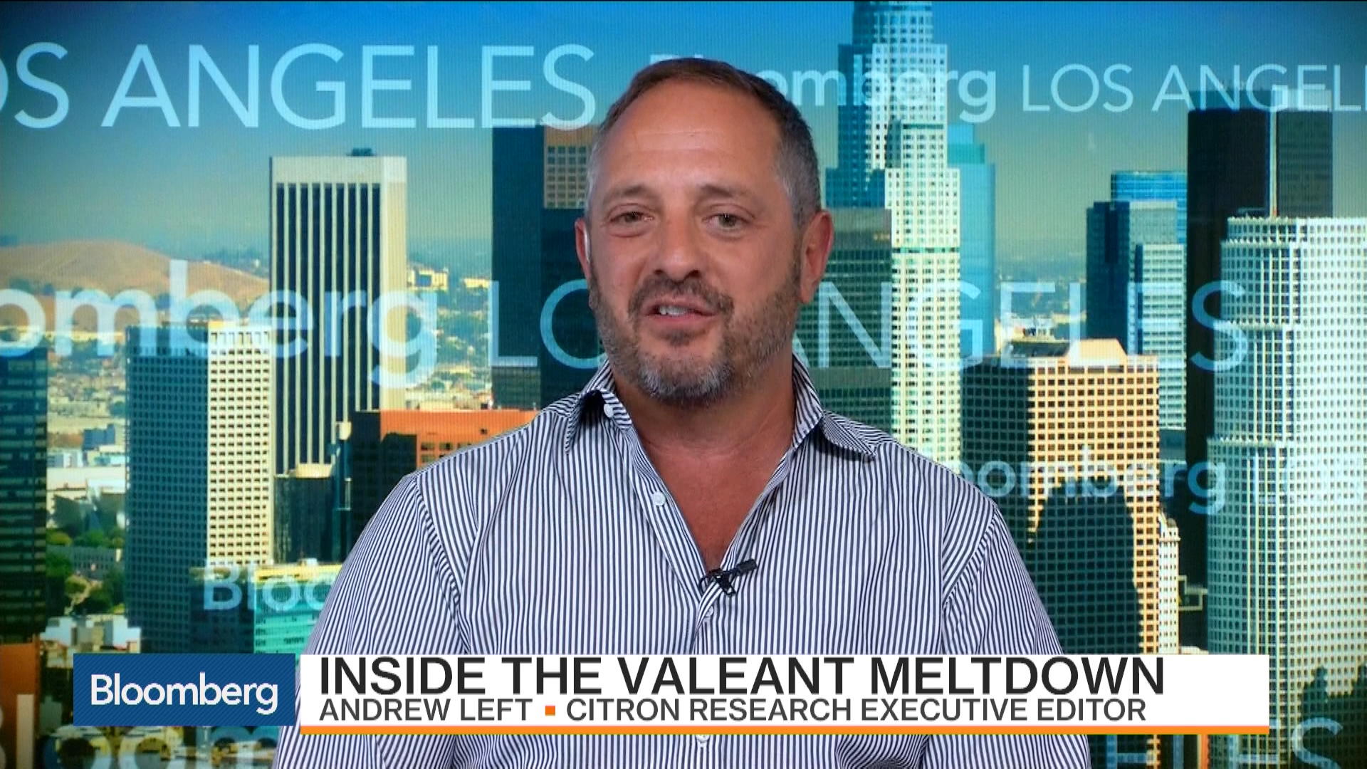 Citron's Andrew Left: I Bought Valeant Shares as a Trade