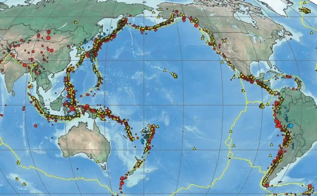 Mapping More Than a Century of Major Earthquakes - Bloomberg