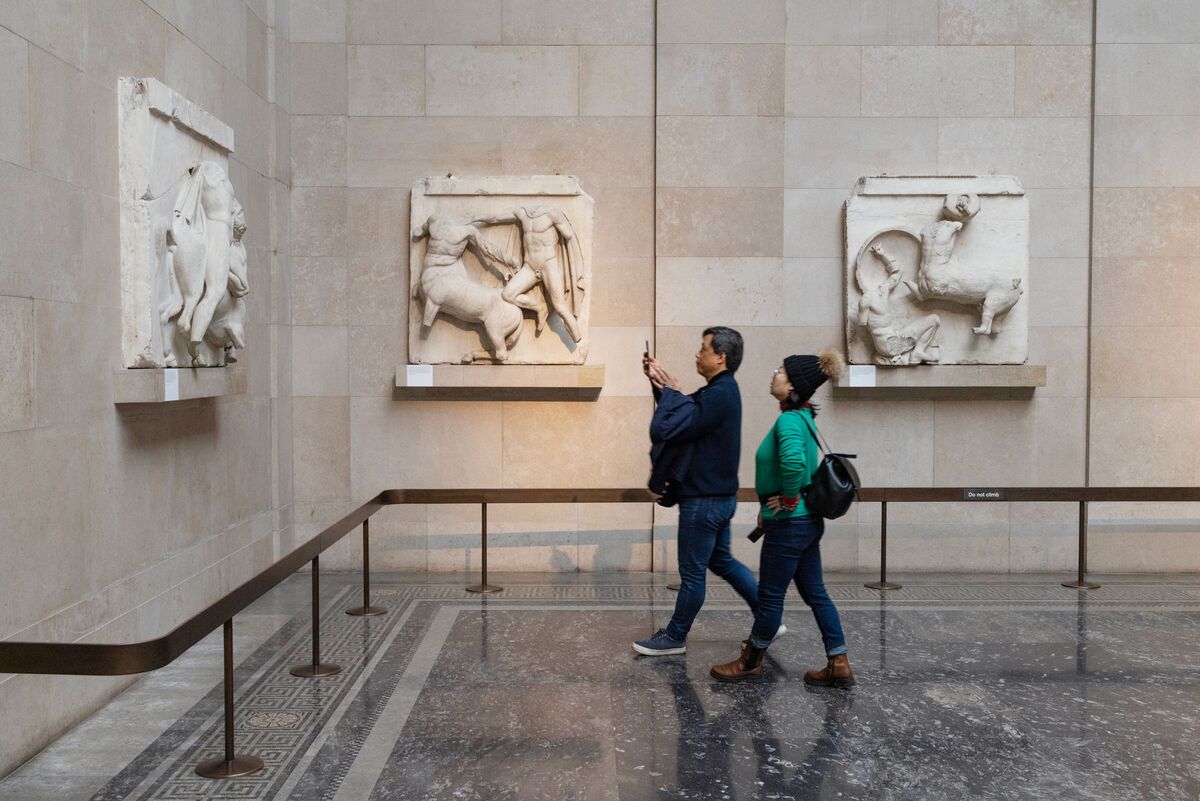 UK’s Sunak Annoys Greece by Scrapping Mitsotakis Meeting Over Elgin Marbles - Bloomberg
