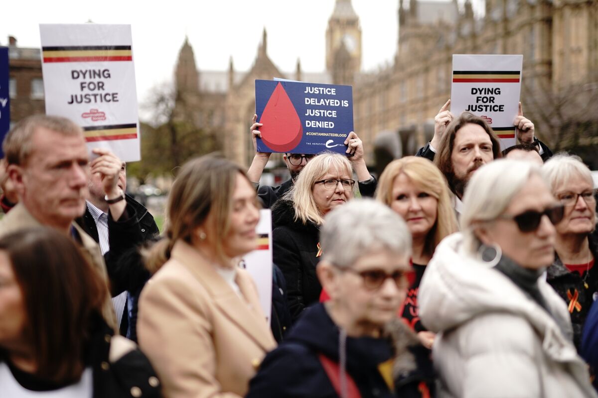 Campaigners to Rally Ahead of Final Infected Blood Report - Bloomberg