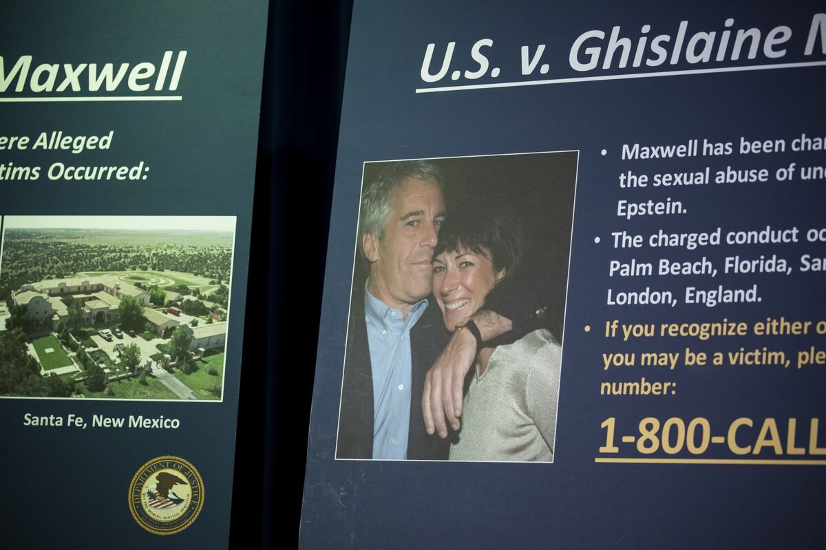 Maxwell Says She and Spouse Pledge All Their Assets for Bail - Bloomberg