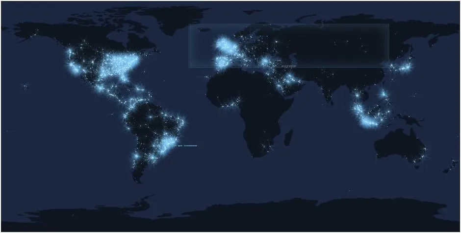 Watch a Map of Lost Productivity (Otherwise Known as Tweeting) - Bloomberg