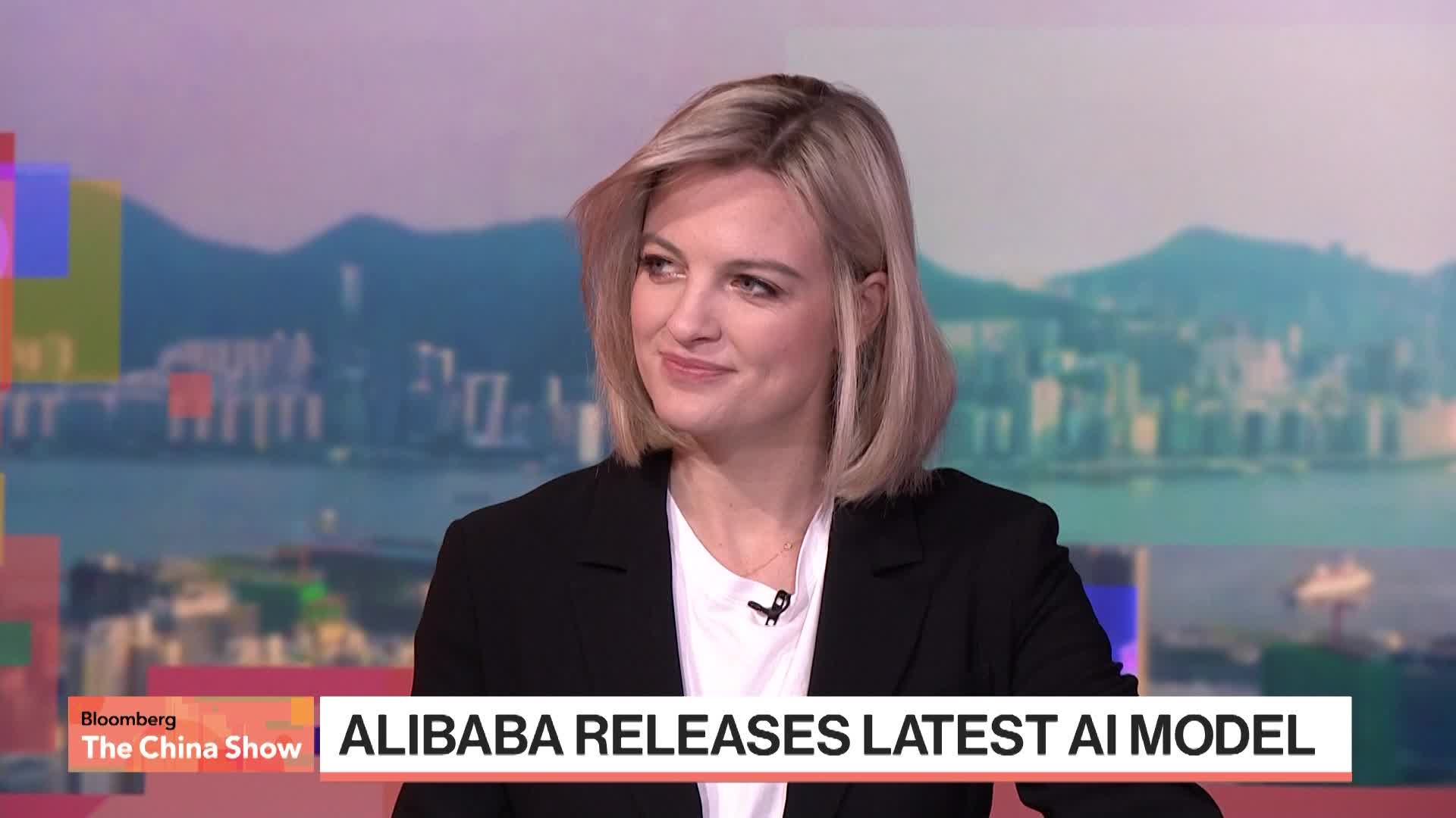 Watch Alibaba Shares Jump After Release of DeepSeek Rival - Bloomberg