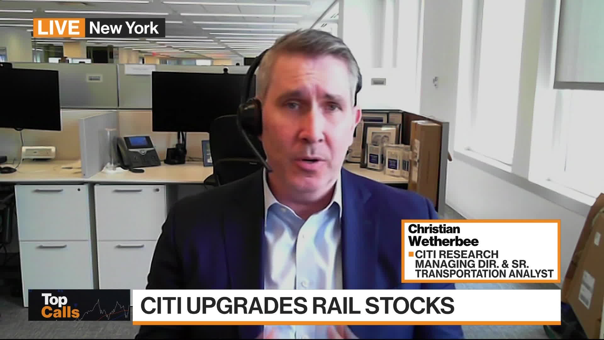 Watch Top Calls: Citi Upgrades Rail Stocks - Bloomberg