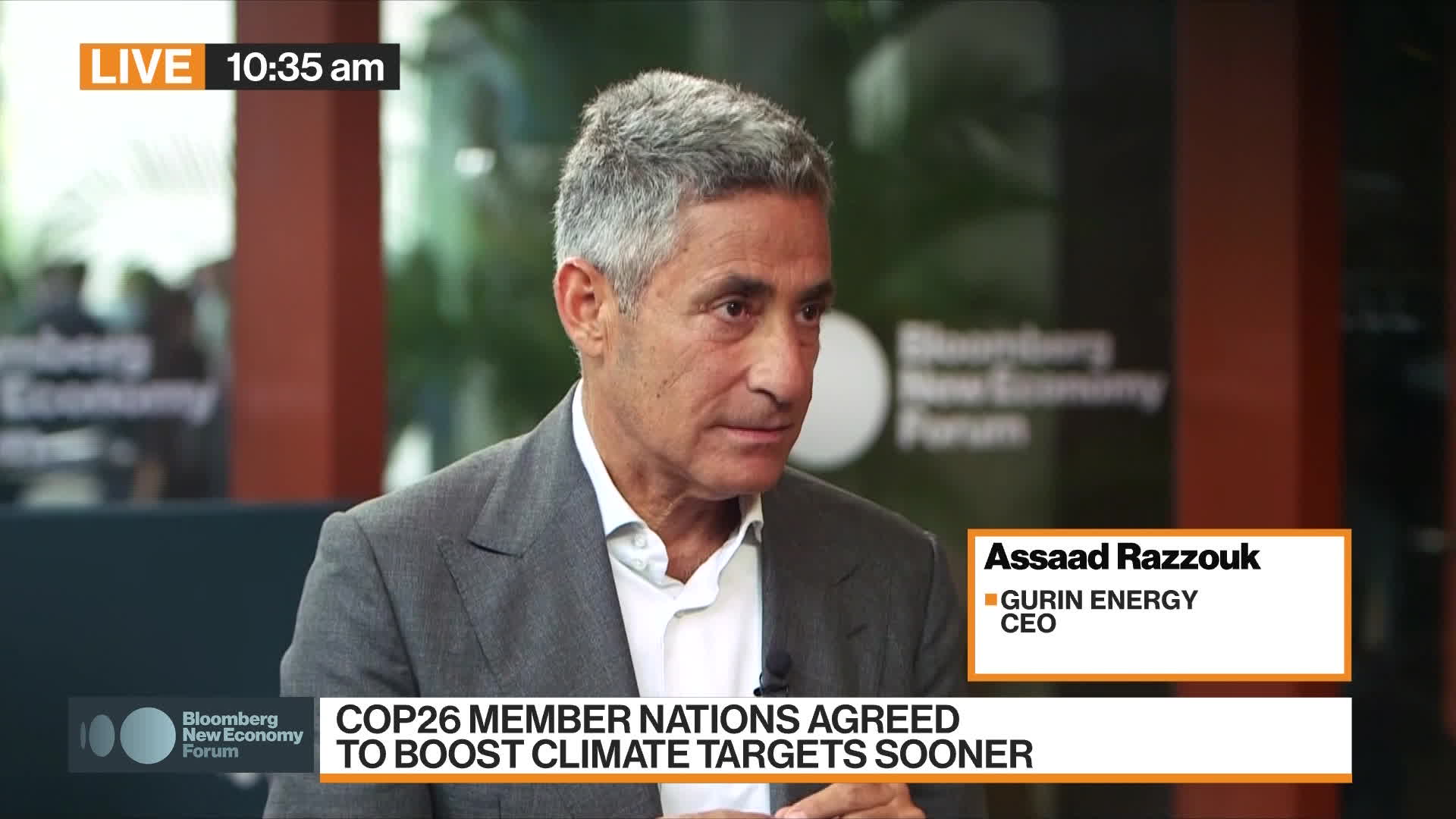 Watch Gurin Energy CEO on Clean Energy Outlook - Bloomberg