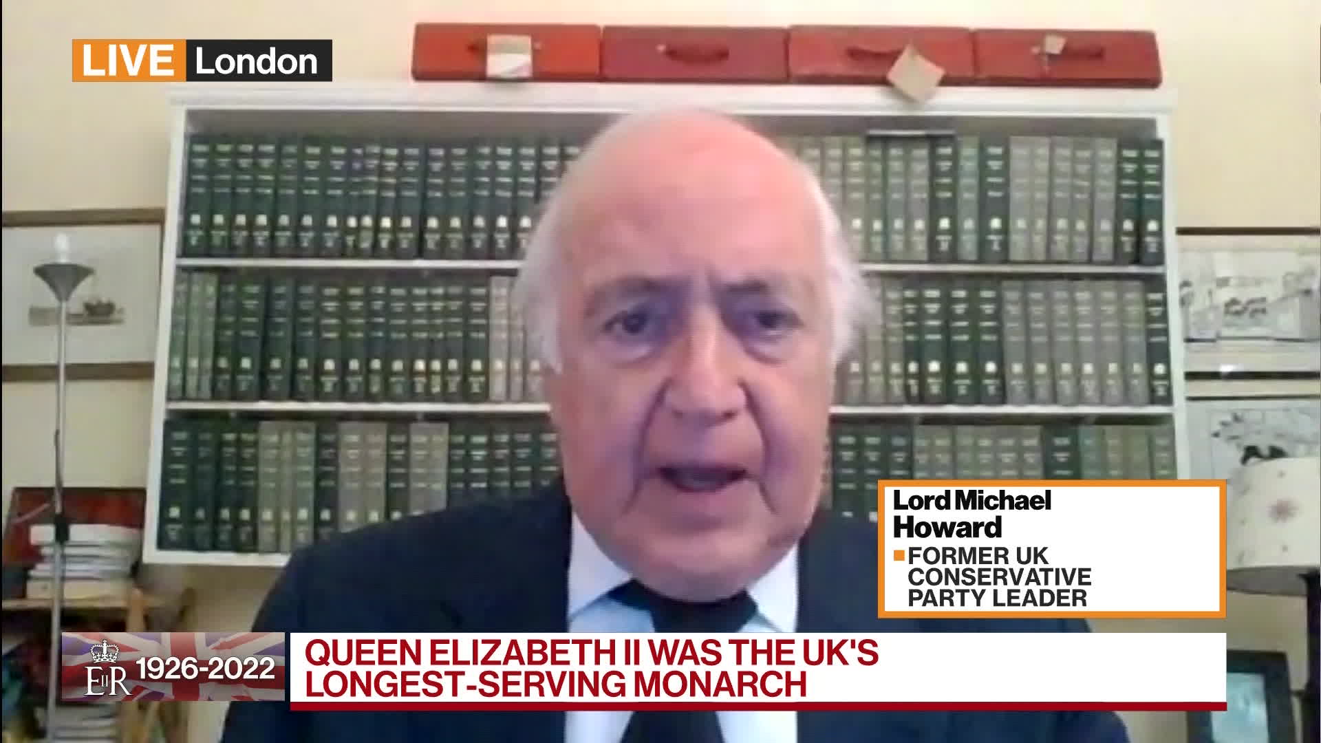 Watch Lord Howard on Queen Elizabeth II's Legacy - Bloomberg