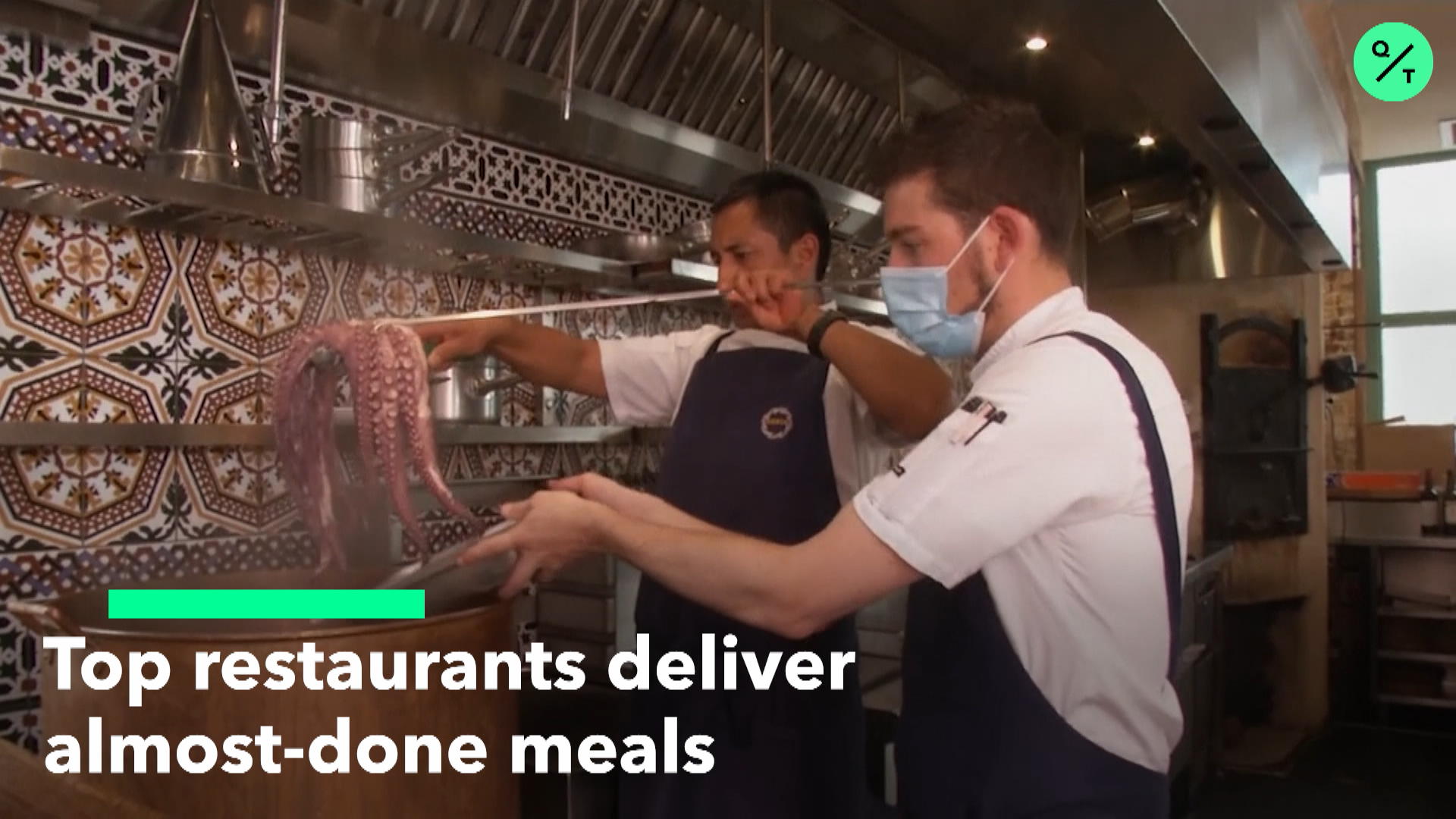 Watch Top Restaurants Deliver Almost-Done Food - Bloomberg