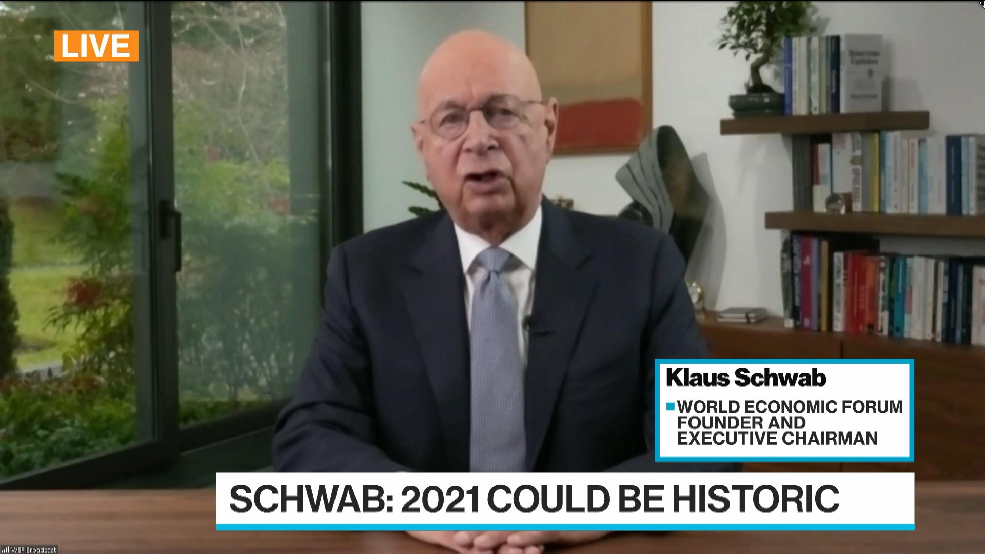 Watch WEF Founder Klaus Schwab on Pandemic Recovery, Inequality ...