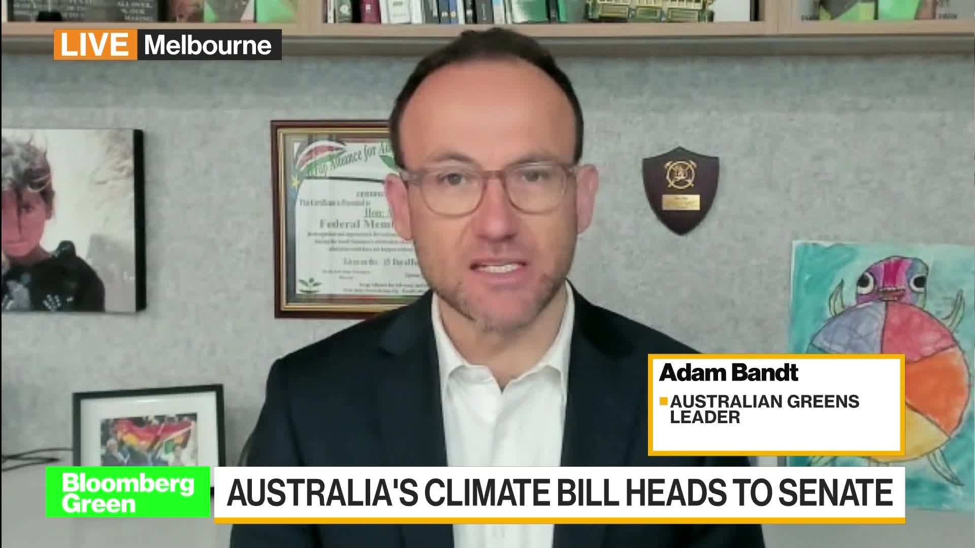 Watch Greens' Leader Bandt on Australia's Energy Transition - Bloomberg