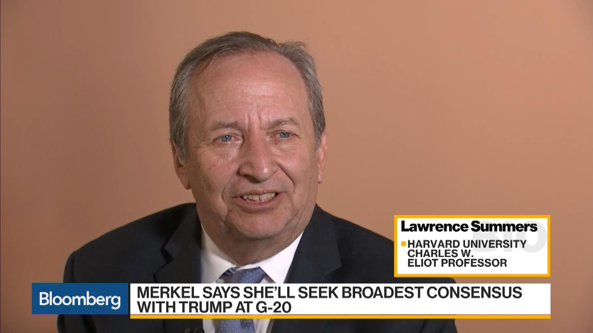 Watch Lawrence Summers Says Best Trade Deals are 'Win-Win' - Bloomberg