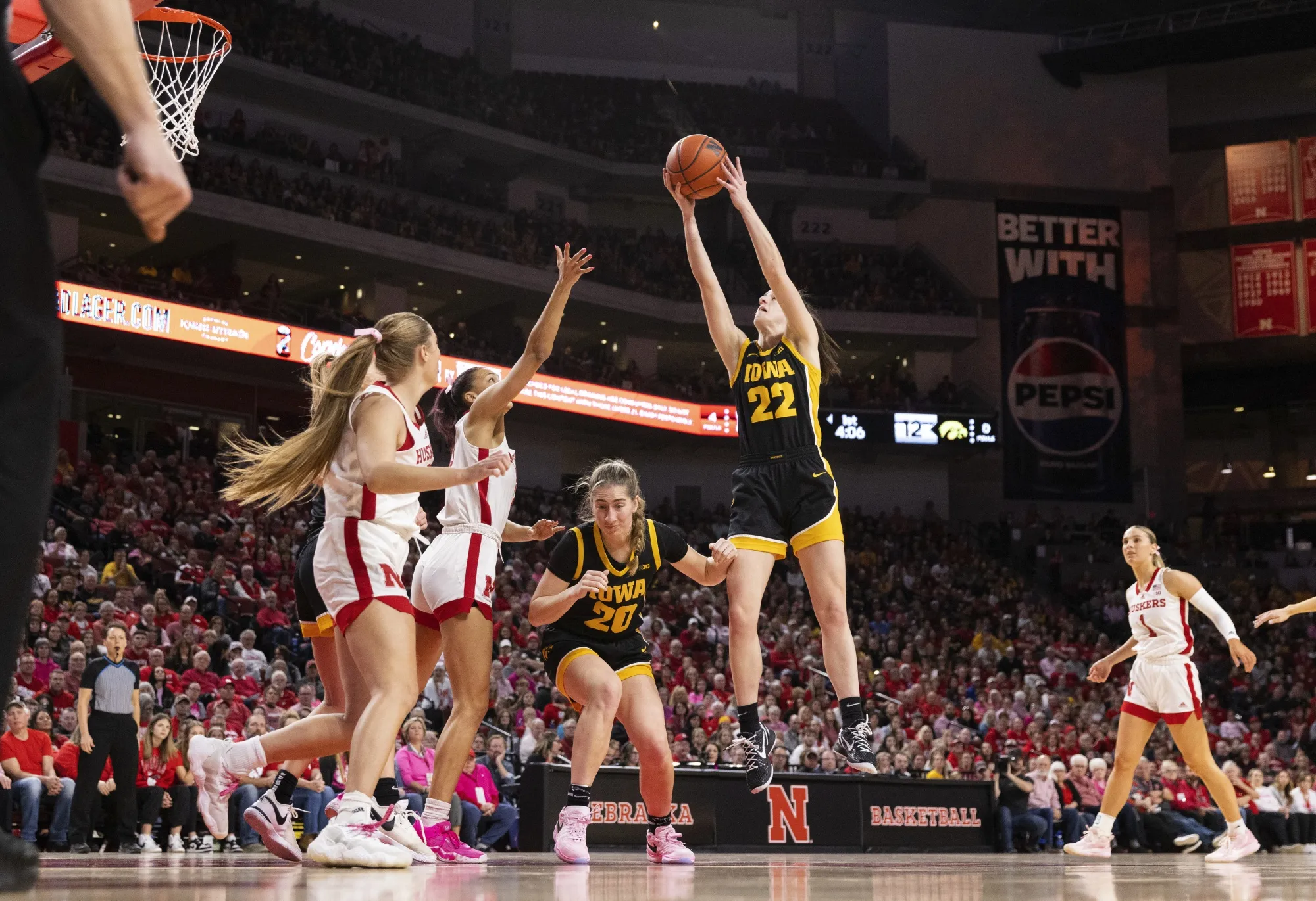 Caitlin Clark of Iowa breaks the NCAA women's career scoring record ...
