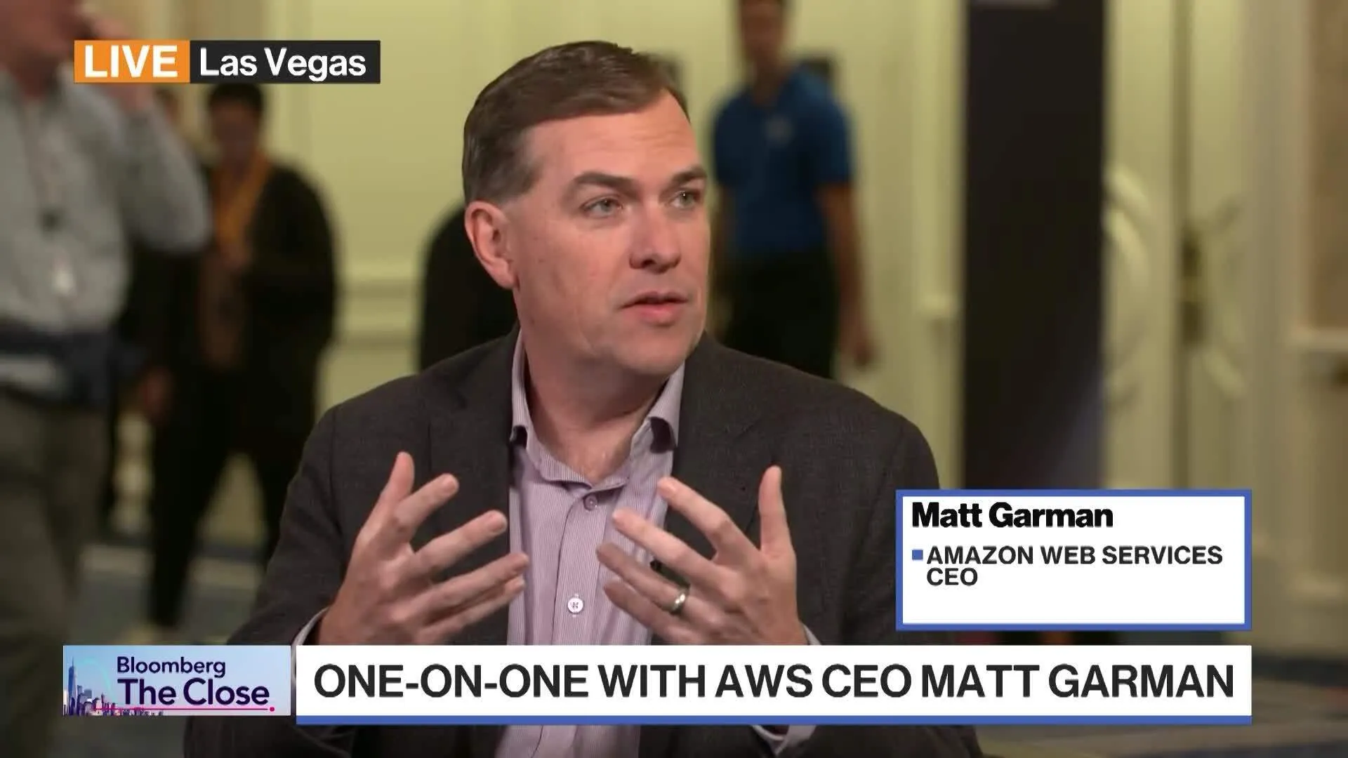 Watch Amazon Web Services Has Strong Partnership With Anthropic, CEO ...
