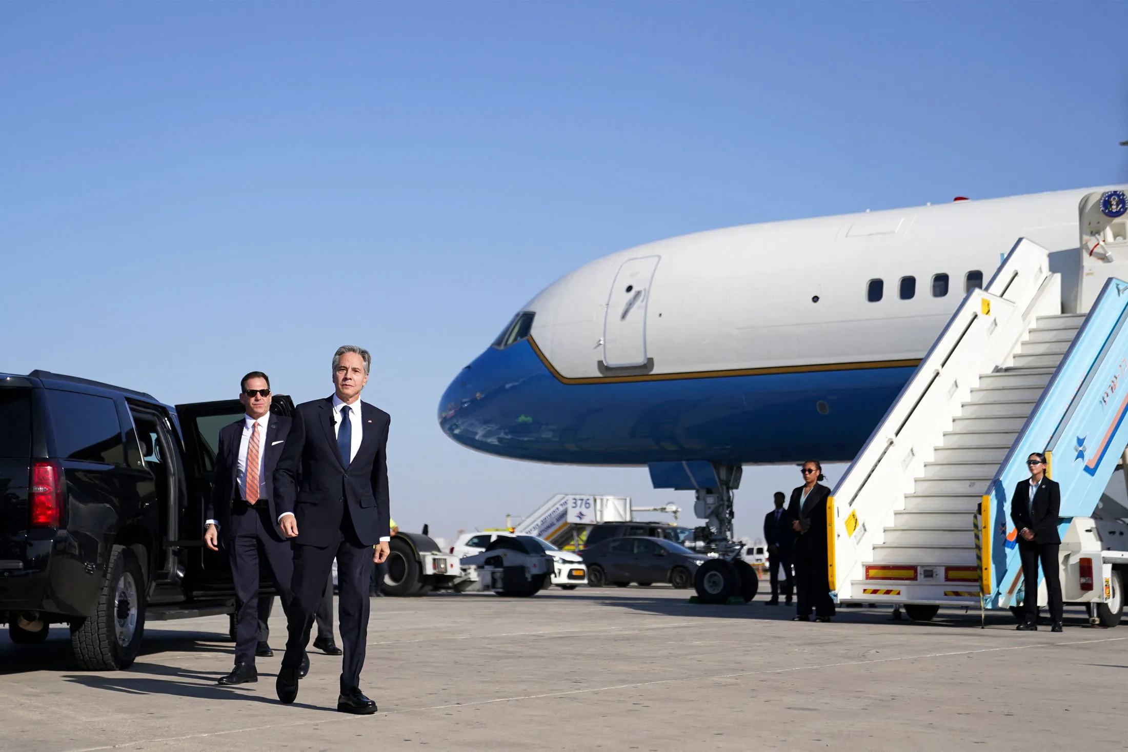 Blinken Meets Saudi Crown Prince in Bid for Ceas-Fire in Gaza, Lebanon ...