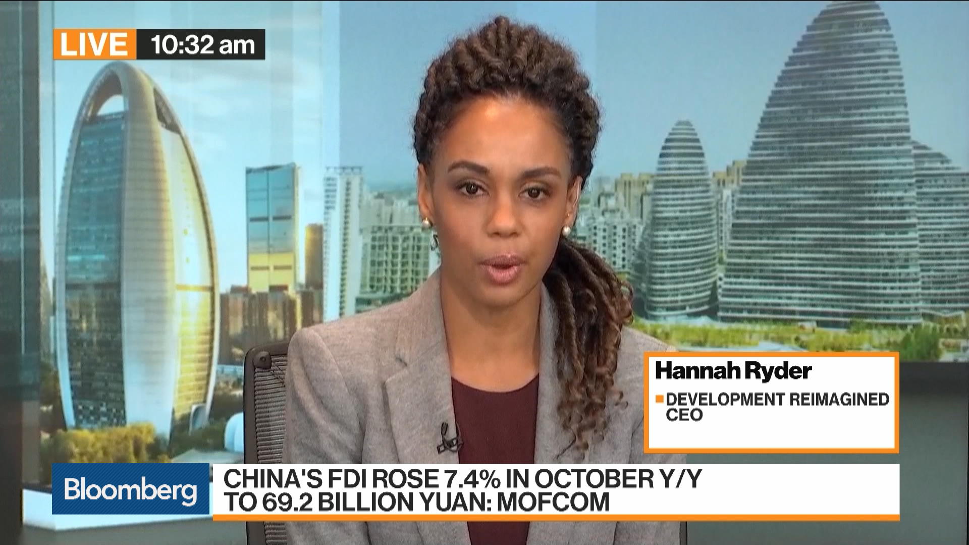 Watch China FDI Inflows Discussed by Hannah Ryder, Development ...