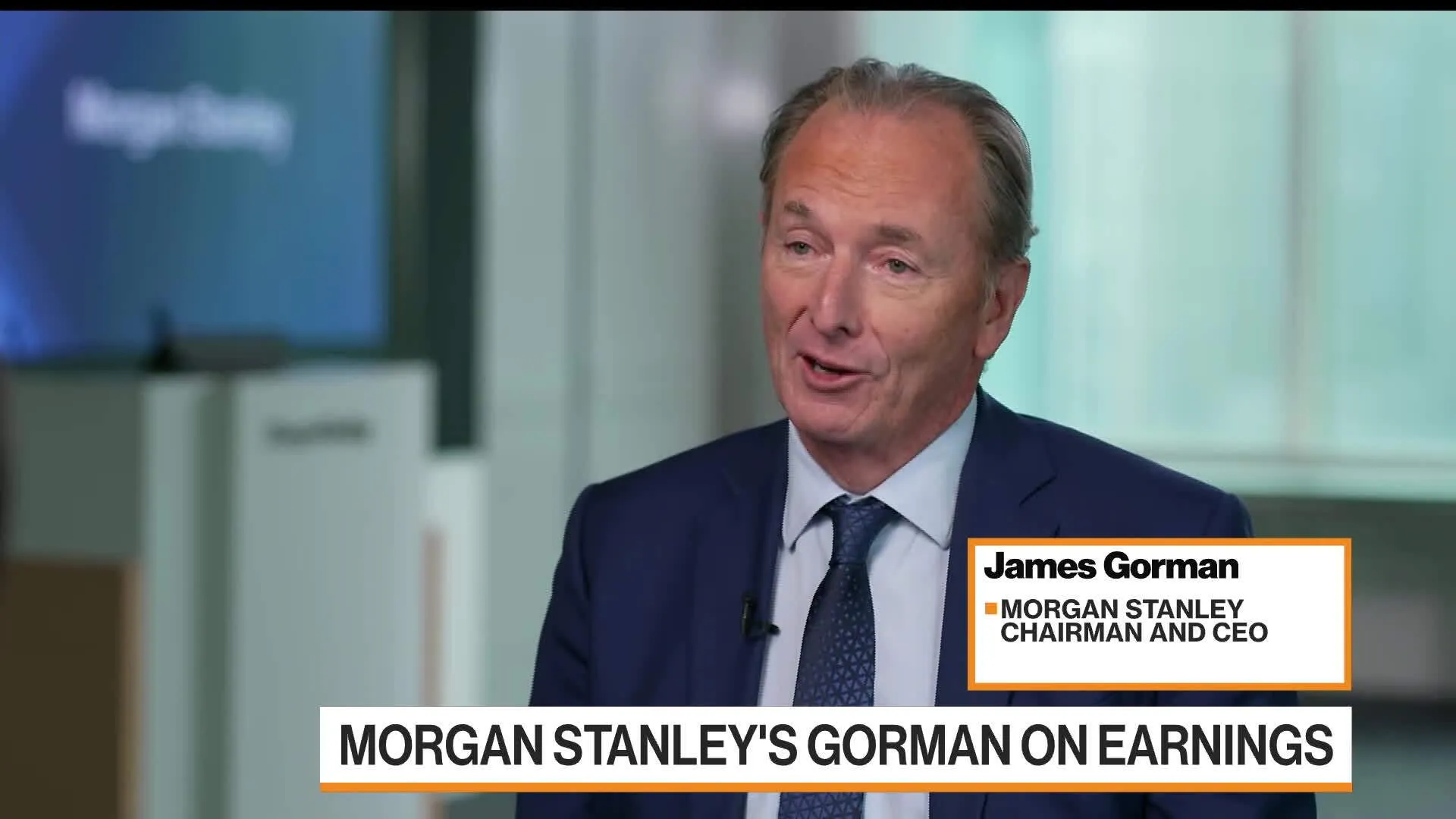 Watch Morgan Stanley's Gorman on Leaving: 'It Feels Right' - Bloomberg