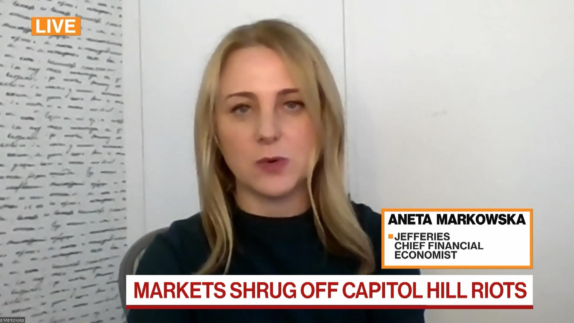 Watch Jefferies' Aneta Markowska on Economic Outlook - Bloomberg Watch Jefferies' Aneta Markowska on Economic Outlook - Bloomberg